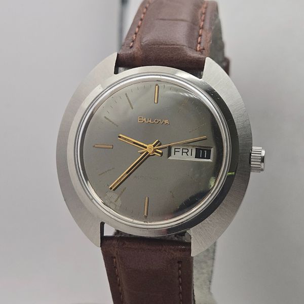 Vintage BULOVA Jet Star men's automatic watch 11BSACB 17Jewels swiss ...