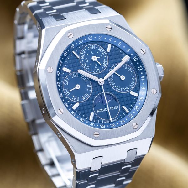 [WTS] [US] Audemars Piguet Royal Oak Perpetual Calendar 41mm Blue Dial ...