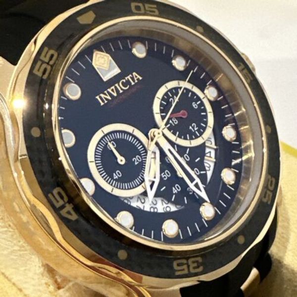 Invicta Men's 35415 Pro Diver Quartz Multifunction Black Dial Watch ...