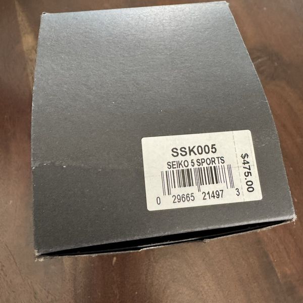 Seiko 5 Sports SSK005 Orange GMT -Like New- Box and Papers -Matching ...