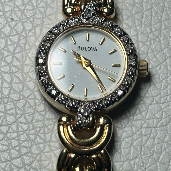 Bulova Women's Quartz Gold-Tone Bracelet Watch â Japan Movement â Needs ...