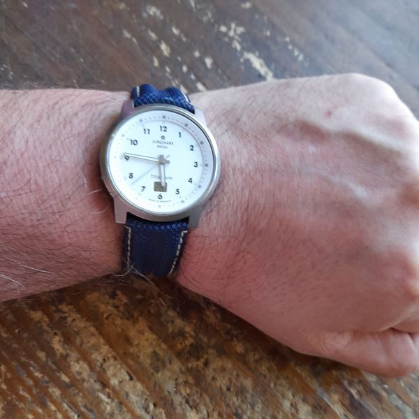 Mens Junghans Mega Titanium Radio Controlled Watch,WR50,Sapphire Glass ...