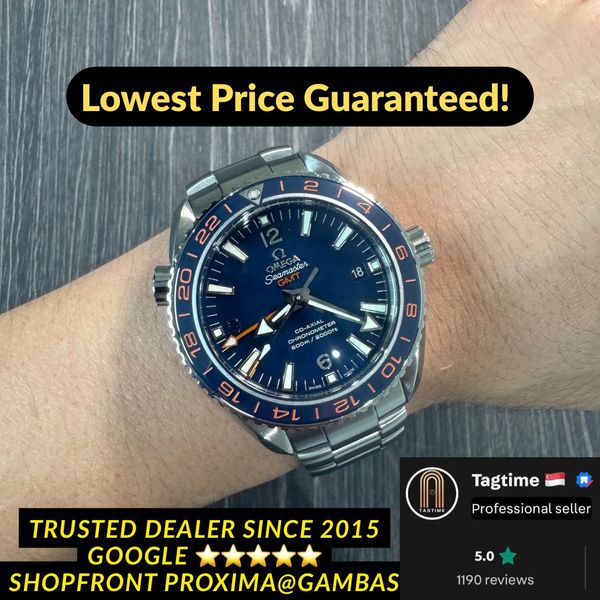 Wty Till Late 2022 Full Set GMT 43.5mm Blue Dial PO Omega Seamaster ...