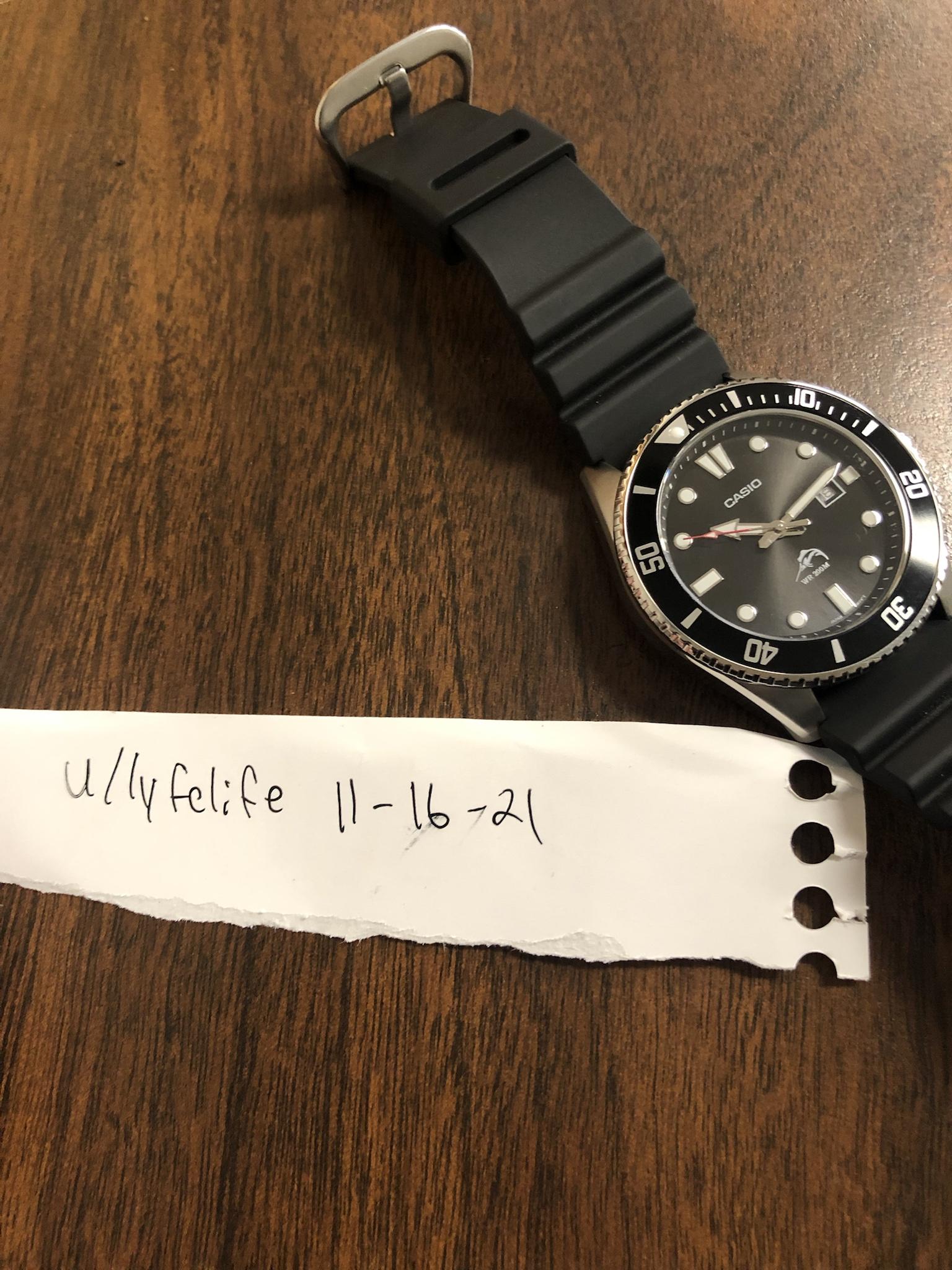 [WTS] LNIB Casio Duro MDV-106 SAPPHIRE Crystal Mod Full Kit | WatchCharts
