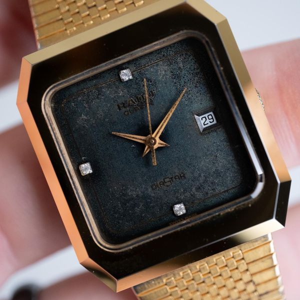 [WTS] Rado Diastar Square | Crazy patina dial + tungsten case ...