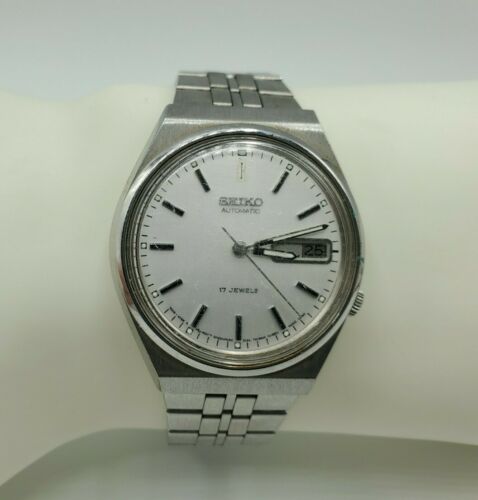 Vintage 1989 Seiko Automatic 7009-3159 Self-Winding Day Date Watch Lume ...