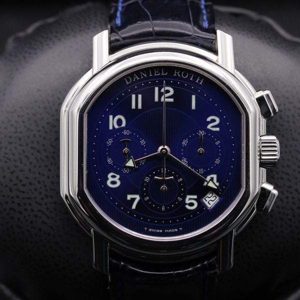 FSOT: Daniel Roth Masters Chronograph - S247 - Blue Arabic - Steel ...