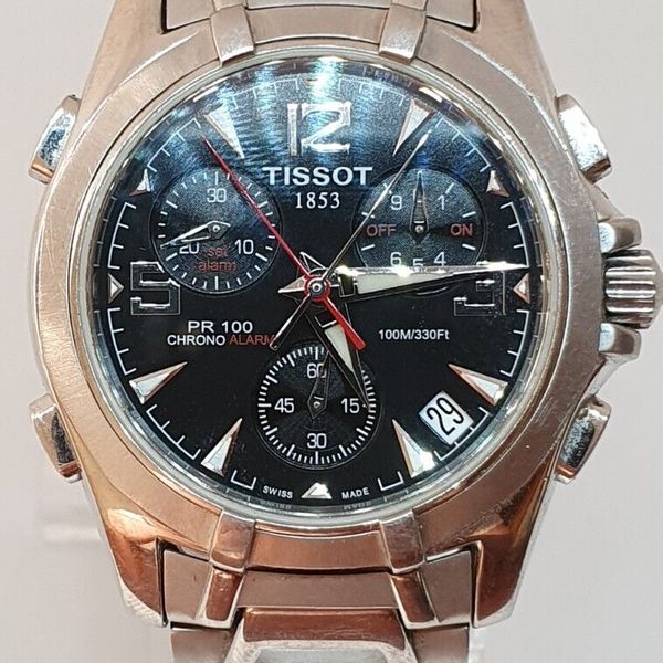 Tissot PR100X Alarm Chronograph - P670/770 Men's Swiss watch ...