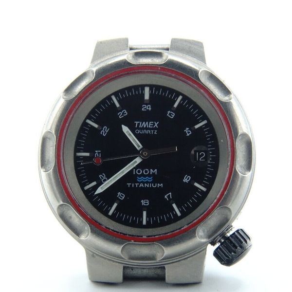 Vintage Timex Titanium Sport 34mm Quartz 100M Water-Resistant Rare ...