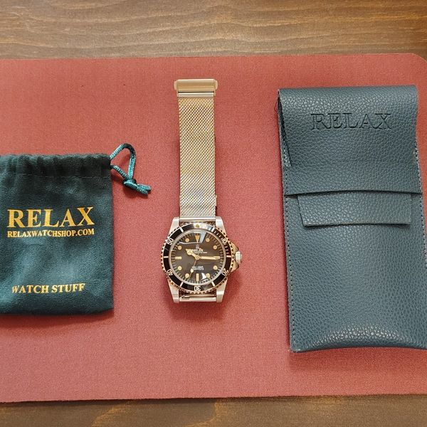 Seiko Mod Submariner Atelier Perpetuel 40mm Relax Diver Watch Made In ...