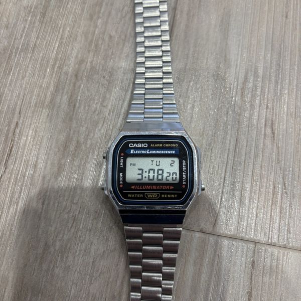 Casio Men's Silver Analog Digital | WatchCharts Marketplace
