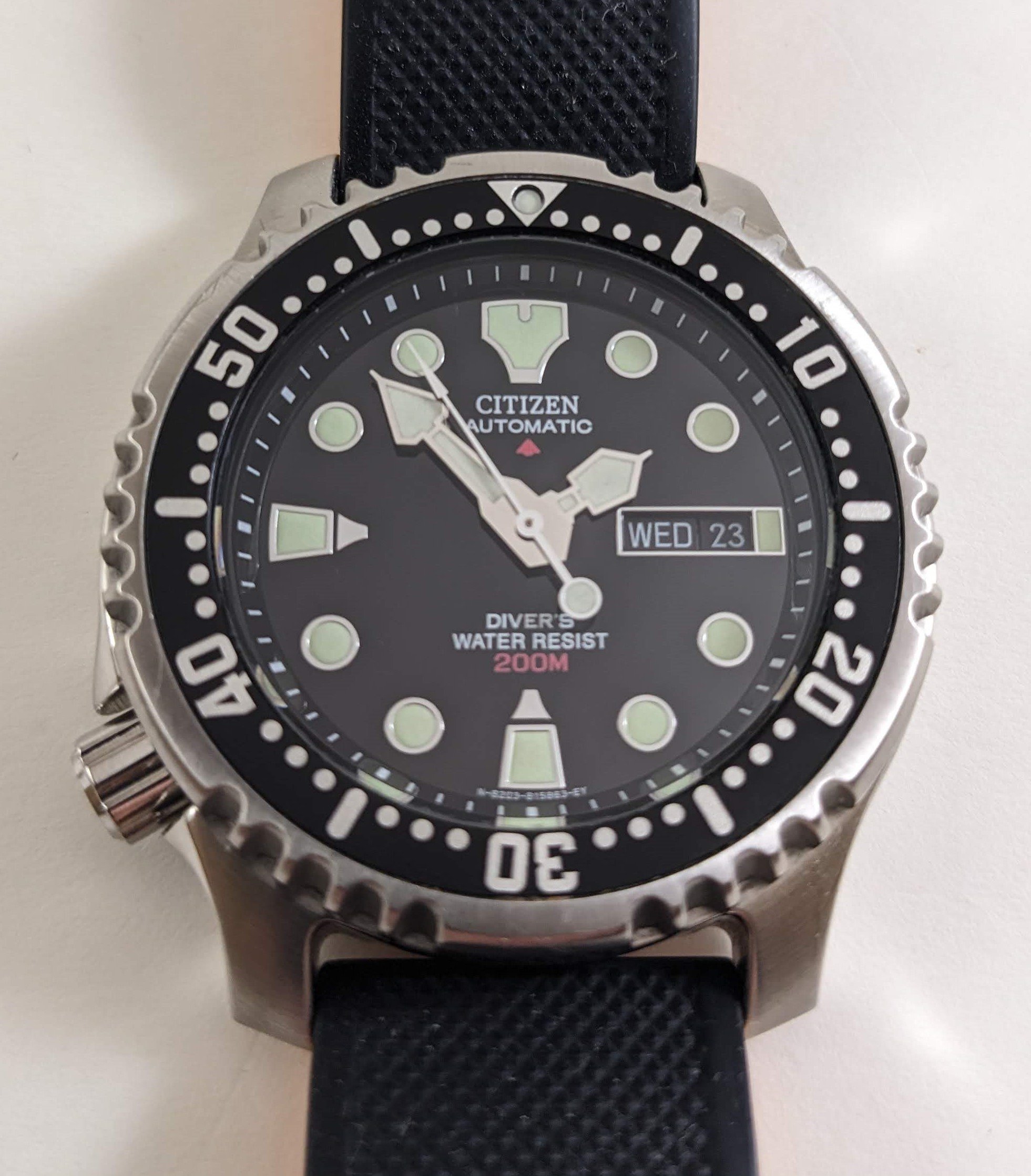 [$150 USD] Citizen Promaster Black Dial Automatic Diver's Watch NY0040 ...