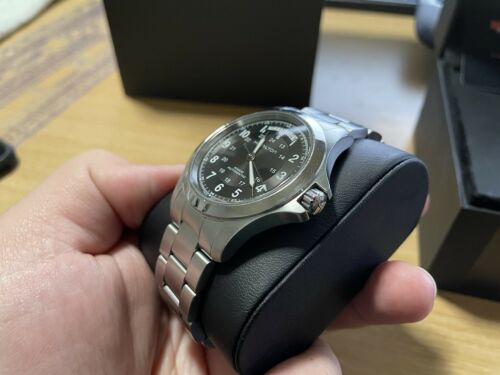 Hamilton Khaki Field King - H64455133 Stainless Steel Swiss Watch ...