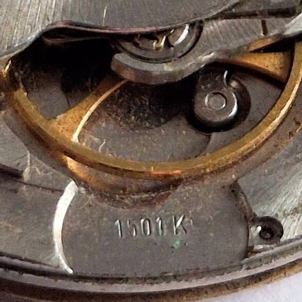 Eterna movement calibre 1501K for parts and restoration project ...