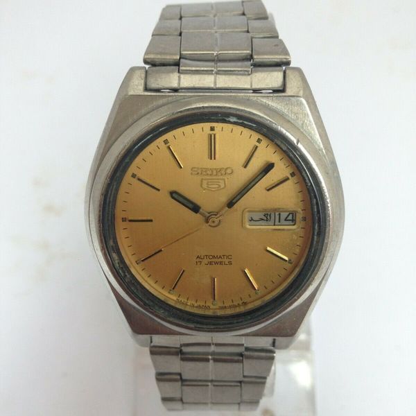 VINTAGE SEIKO 5 7009-8761 F AUTOMATIC 17 JEWELS MEN'S WATCH JAPAN | WatchCharts