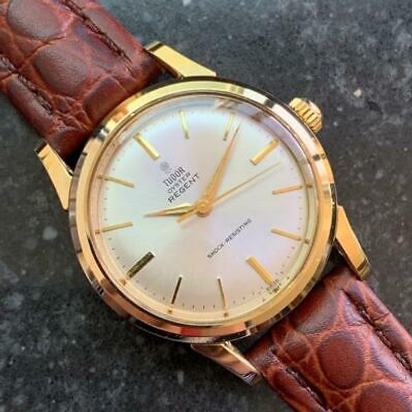 Mens Tudor Oyster Regent 34mm Gold-Plated Hand-Wind, c.1960s Vintage ...
