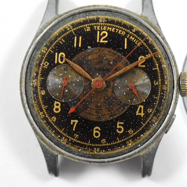 Vintage Swiss Made Delba Dorex 37.50mm Case Chronograph Wrist Watch ...