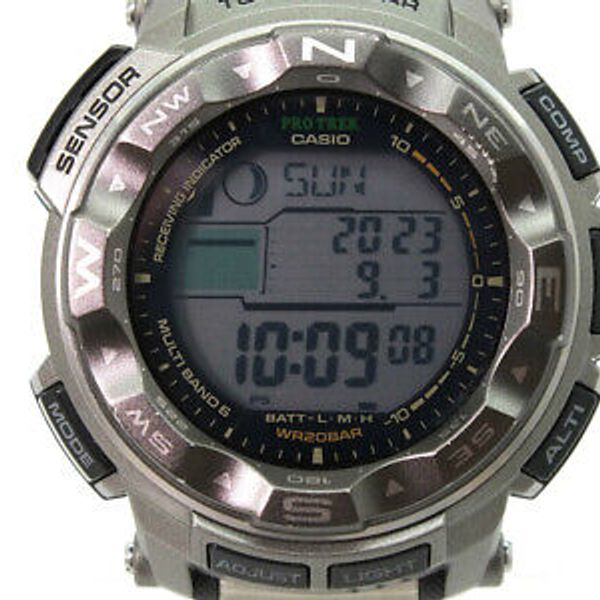 CASIO PRO TREK PRW 2500T 7 Casio Protrek Tough Solar Digital Titanium Men s W | WatchCharts ...