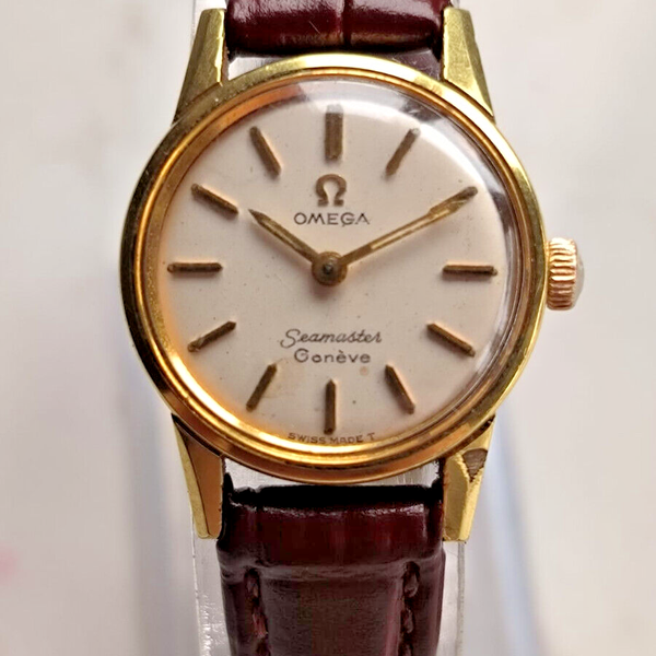 Omega seamaster geneve Lady gold plated meccanico manuale cal 630 ...