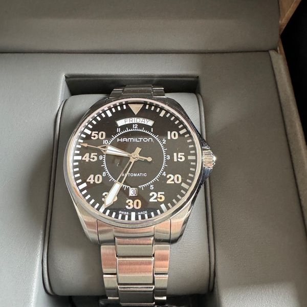 Hamilton Khaki Pilot Day Date Interstellar Cooper | WatchCharts Marketplace