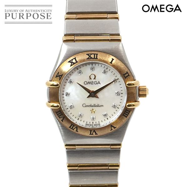 [Battery replaced] Omega OMEGA Constellation Mini Combination 1262 75 ...