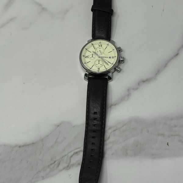 Fossil Rhett Chronograph BQ1007 42 mm Stainless Steel Men's Wristwatch ...