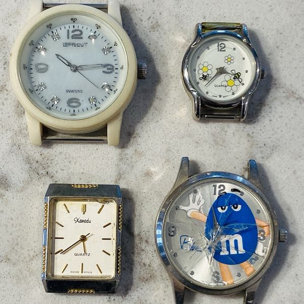 37 - Vintage-Now WATCH LOT FOR Repair Some Running, Dufonte, Timex ...
