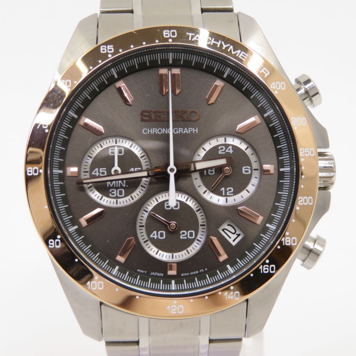 SEIKO SELECTION Seiko selection spirit chronograph SBTR026 8T63-00D0 wristwatch * used ...