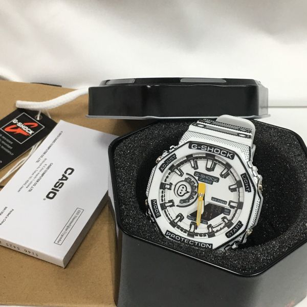 Casio G-SHOCK Manga Series GA-2100 Quartz Resin Men's Watch White ...