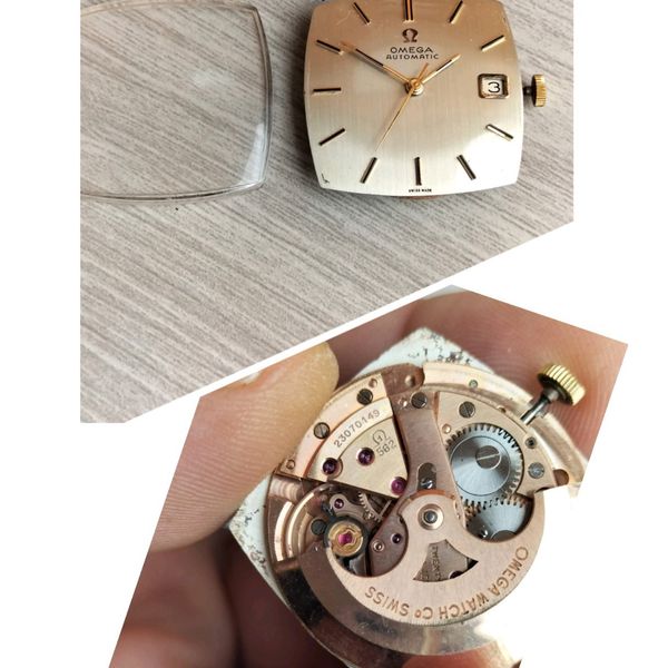 60s OMEGA CAL. 562 VINTAGE MOVIMENTO AUTOMATICO WATCH UHREN FUNZIONANTE ...