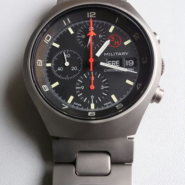 Sinn 157 Ti Titanium Military Chronograph Lemania 5100 | WatchCharts