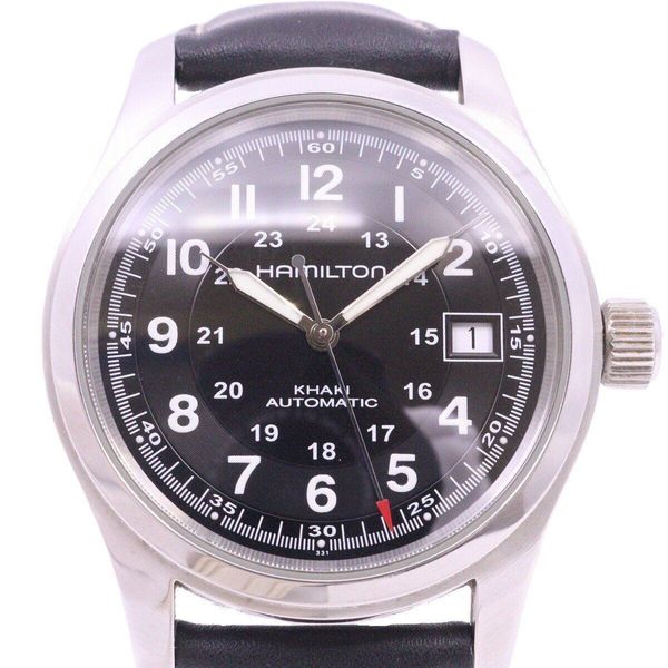 HAMILTON H704450 Khaki Automatic Field Men's Watch Analog SS Black ...