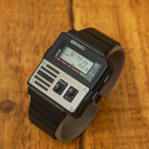 Vintage "Extremely RARE" SEIKO M516-4009 Voice Recorder Digital LCD ...