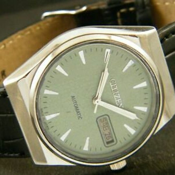 VINTAGE CITIZEN AUTOMATIC 8200A JAPAN MEN'S DAY/DATE WATCH 240b-a127293 ...