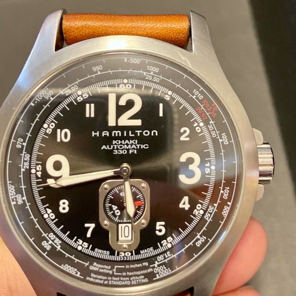 HAMILTON H765150 KHAKI Aviation Automatic Men's Watch | WatchCharts ...