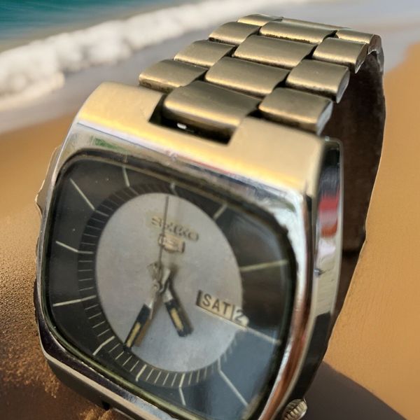Seiko 5, menâ s wristwatch 23 Jewel (day- date model #6309-7310). | WatchCharts Marketplace