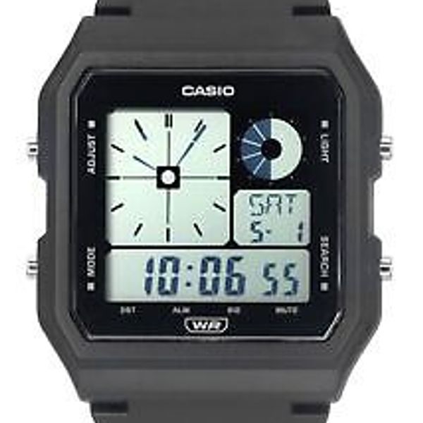 Casio POP Retro Vintage Digital Black Resin Strap Quartz LF-20W-1A Unisex Watch | WatchCharts ...