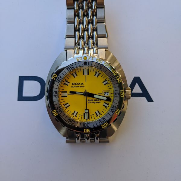 DOXA 300T (new version) Divingstar (Yellow) - $1500 | WatchCharts ...