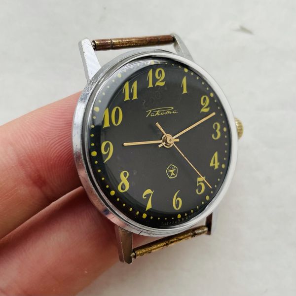 RARE Raketa 2609.HA USSR Watch Wrist Black Soviet Vintage Men's Old ...