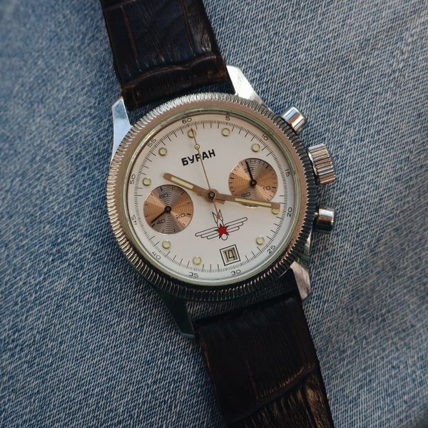 [WTS] 1990s Buran Chronograph “Copper Panda” Cal. Poljot 3133 | $325 ...
