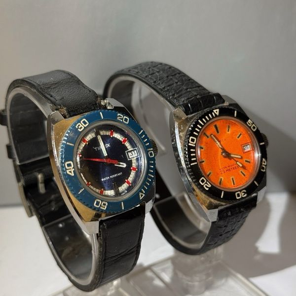 2x Menâ s Timex Sprite Mechanical Watches | WatchCharts Marketplace