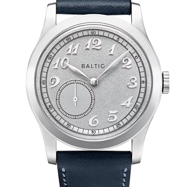 Baltic MR01 Silver Dial Navy Strap | WatchCharts Marketplace