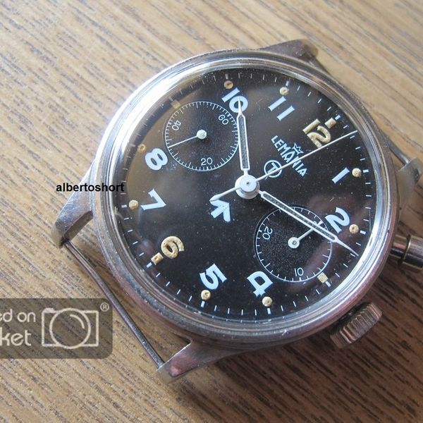 FS: Vintage 1950'S Royal Navy Lemania one pusher chronograph ...