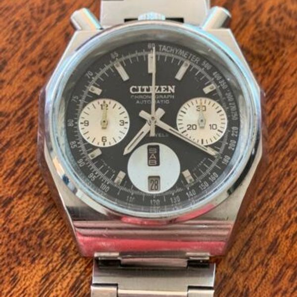 Rare Vintage Bullhead Citizen Chronograph 1970s | WatchCharts Marketplace