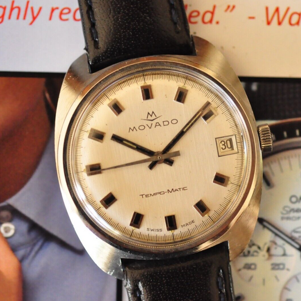 Vintage SWISS Automatic Movado Tempo-Matic Watch All-Original SERVICED ...