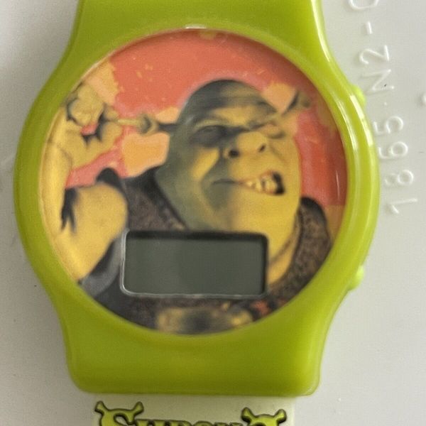 Shrek 2 Wristwatch featuring Shrek - Green and Black dripping goo Band ...