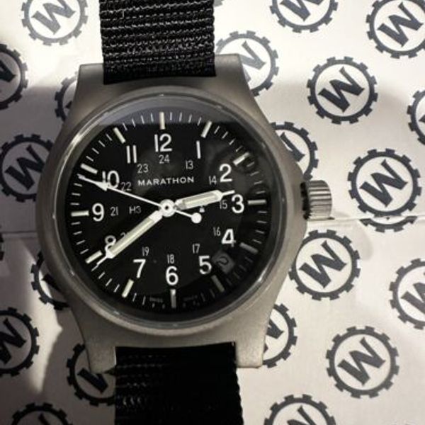 MARATHON 36mm Officer's Quartz w/ Date (GPQ-D) 316L Stainless Steel ...