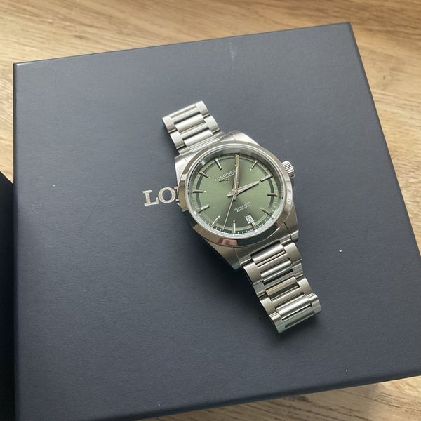 Longines Conquest Green Dial 38mm Swiss Automatic Watch | WatchCharts ...