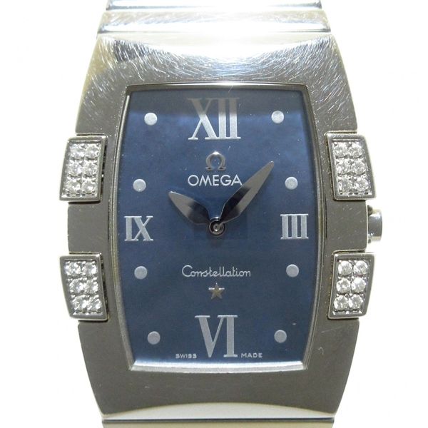 [New] [Used] OMEGA Constellation Quadrella Watch Diamond Bezel/Shell ...