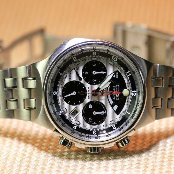 Citizen eco drive men's watch The Panda Face E210 T011191 KA E210 ...